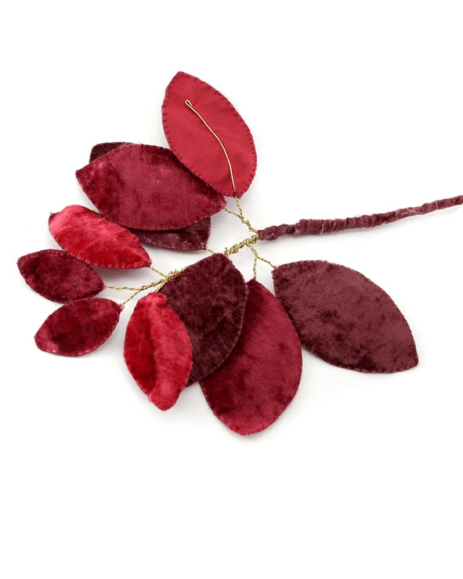 Cody Foster Large Velvet Stem Pick Red | Holiday Decor – Baske