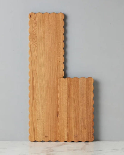 etúHOME Scalloped Cutting Plank Medium Cutting Boards – Baske