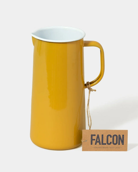 Falcon Enamelware 3 Pint Pitcher Mustard Serveware – Baske