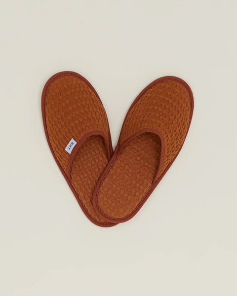 Hawkins New York Simple Waffle Slippers Terracotta – Baske