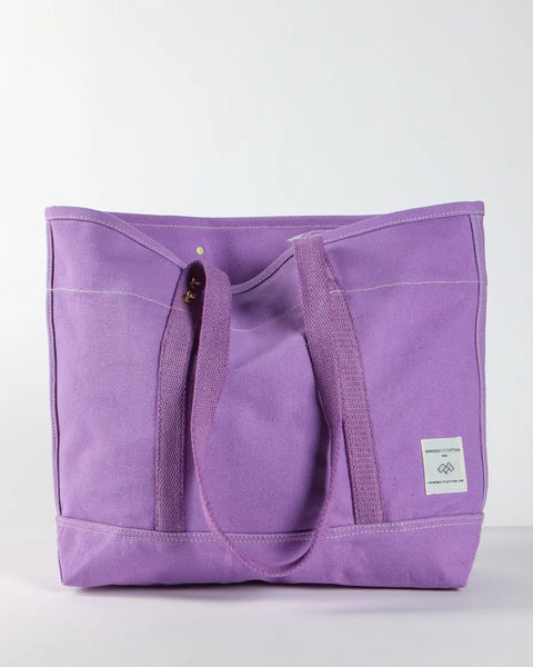 IMMODEST COTTON Small East West Tote - Lilac – Baske
