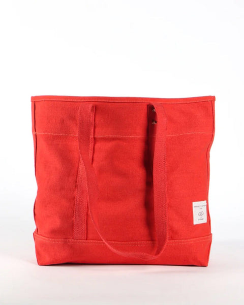 IMMODEST COTTON Small East West Tote - Persimmon – Baske